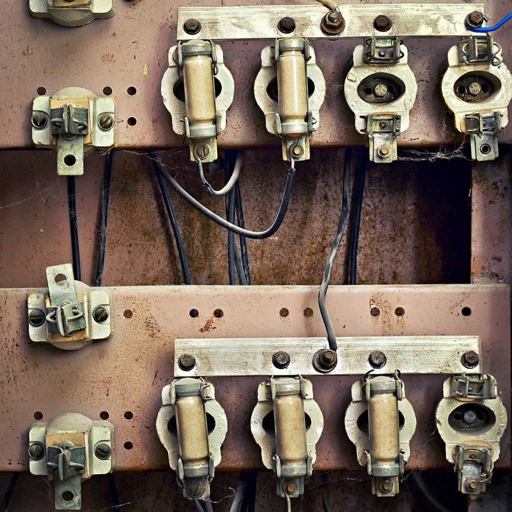 old switchboard with fuses - Prime Electrical Service | King of Prussia, PA